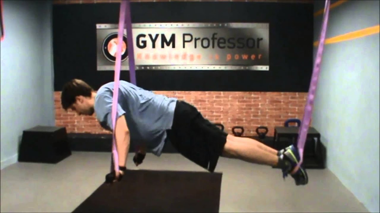 TRX suspension training with Double trx- Suspended Crunch 2 (Pike ...