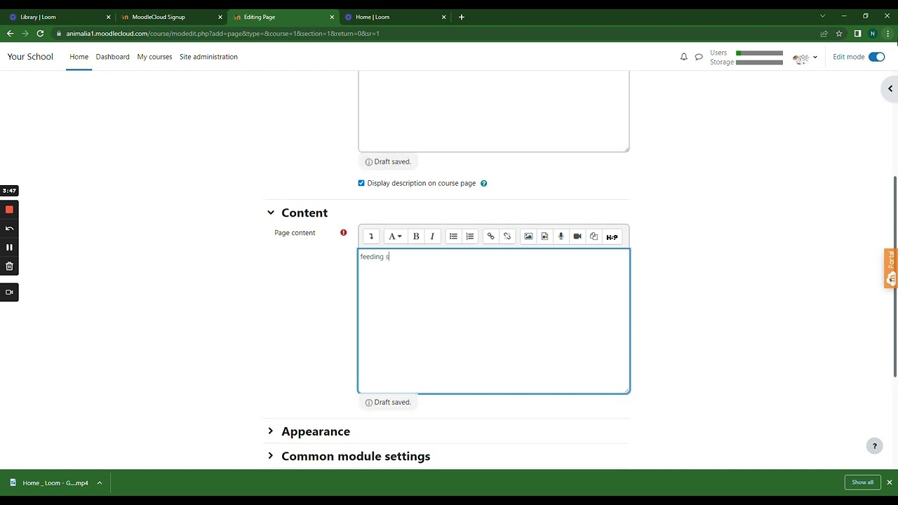 Microsoft Edge Library Loom and 7 more pages Personal Microsoft Edge 22 ...