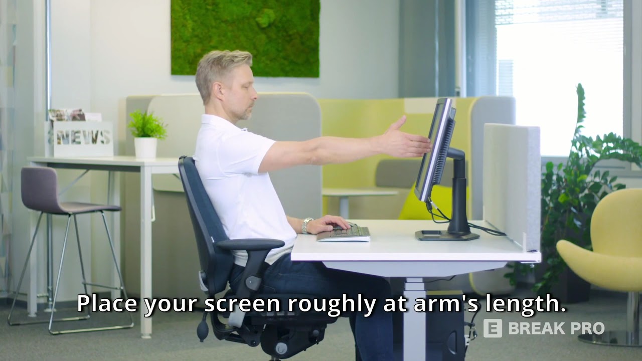 BREAK PRO - Improving ergonomics for sedentary work 3 - YouTube