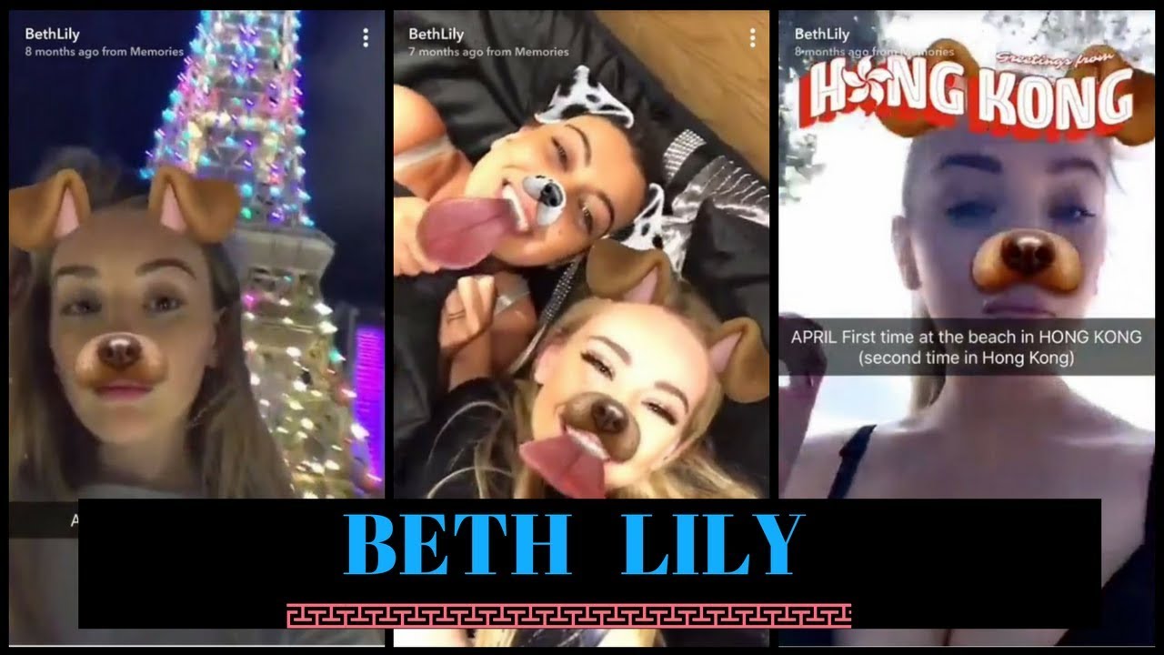 Beth lily year review | Beth lily Snapchat jan 1 2018 - YouTube