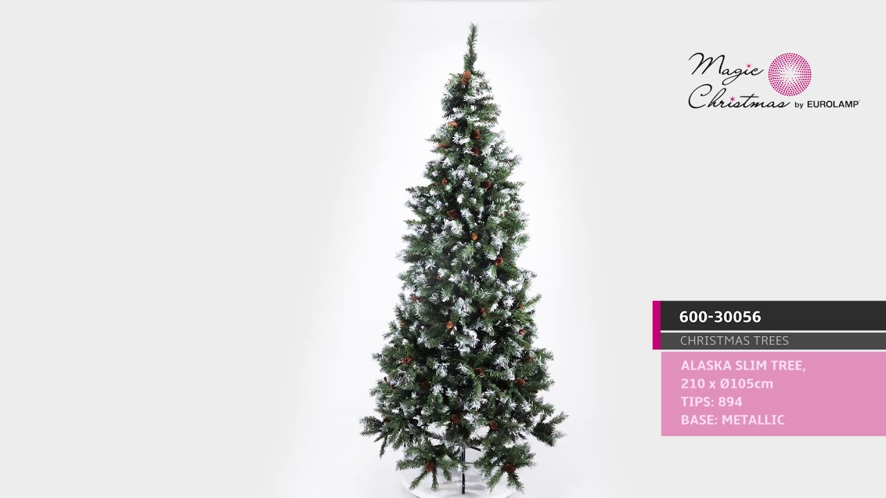 Δέντρο "Alaska" slim / "Alaska" slim tree / 210 x ø105cm / 600-30056 ...