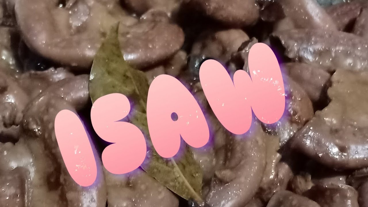 ADOBONG ISAW its my version to cook a simple dish for siesta it's yummy ...