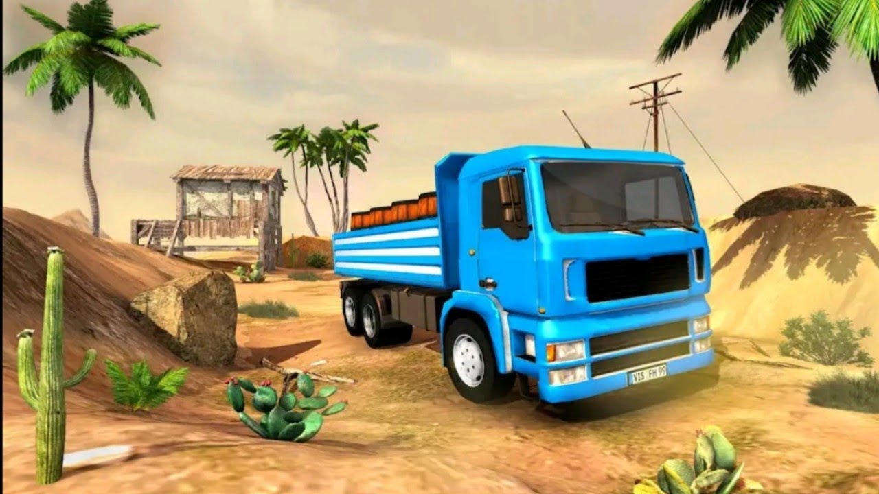 3D Truck Driving Simulator/Drive through the different cities become ...