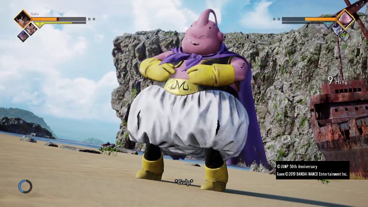 JUMP FORCE: Son Goku Vs. Majin buu - YouTube