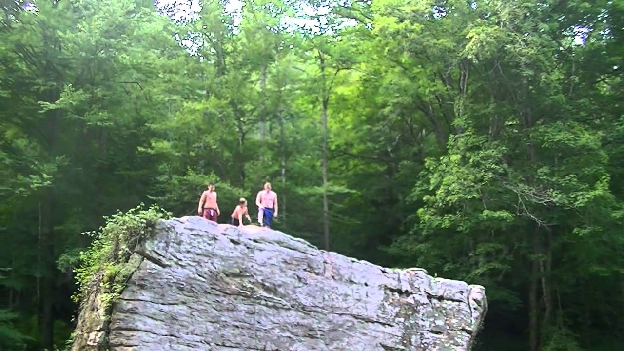 red river gorge rock jumping - YouTube