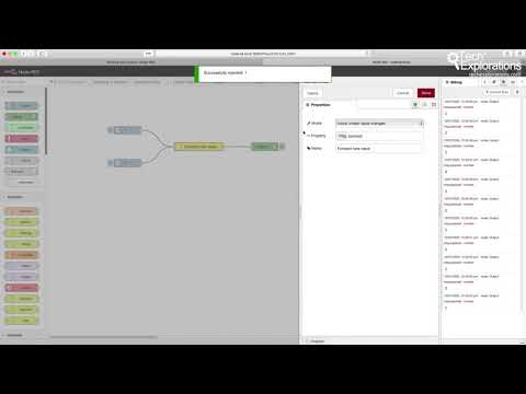 05.170 (Node-RED project) The "RBE" (Report by Exception) node - YouTube