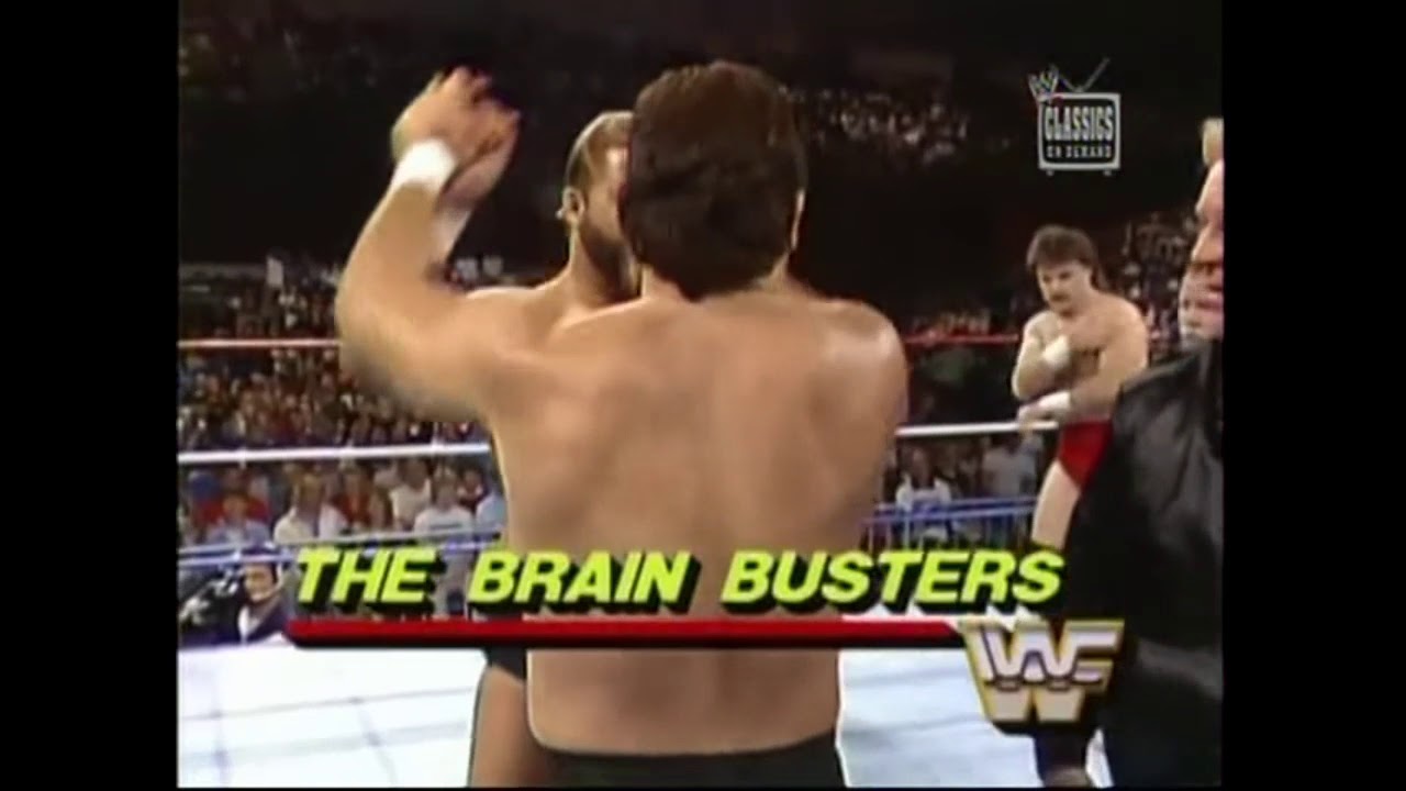 Brain Busters vs Jobbers Tim Horner & George South WWF Superstars 1989 ...