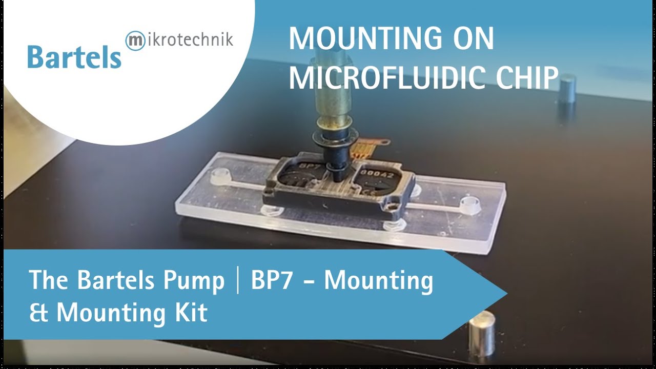 Micropump assembly on a microfluidic chip using the Bartels Pump | BP7 ...