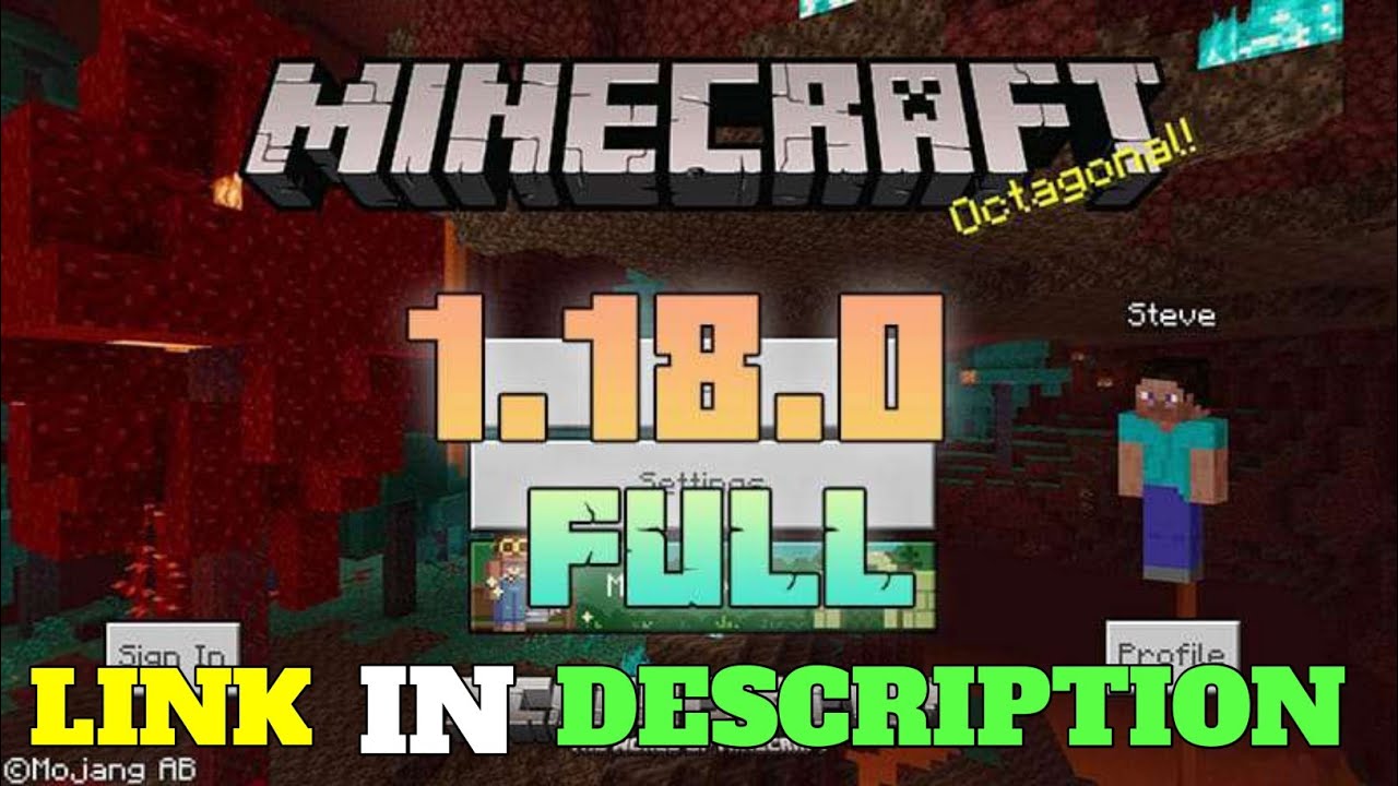 HOW TO DOWNLOAD MINECRAFT 1.18 ON ANDROID 2021 | DOWNLOAD MINECRAFT 1. ...