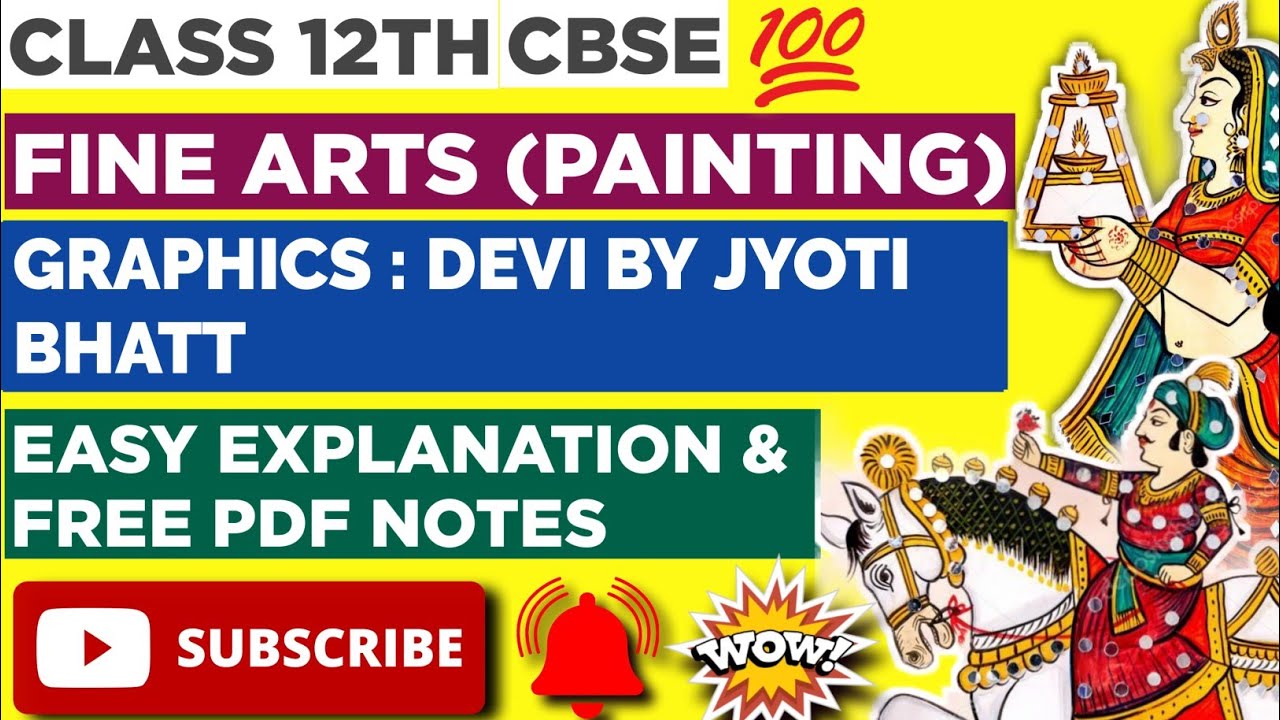 Devi graphics byJyoti Bhatt fine arts class 12 | modern school of art ...