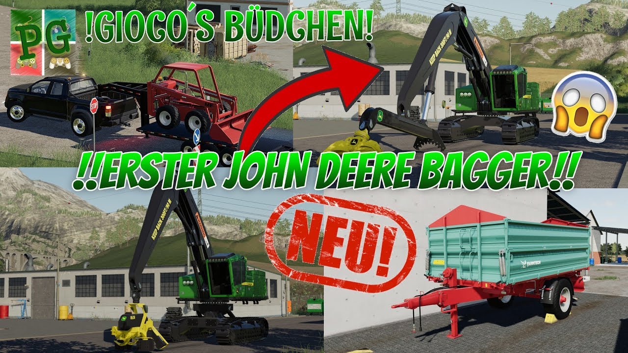 ERSTER "BAGGER", Baustellenfahrzeug & MEHR! 🔥😱│LS19 - FS19🚜[GER][HD ...