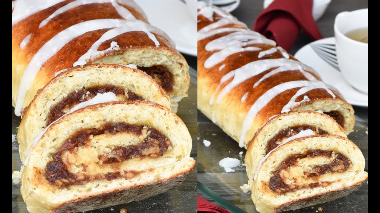 Date Walnut Bread. Rich and decadent date and walnut loaves | Hadias Lebanese Cuisine - YouTube