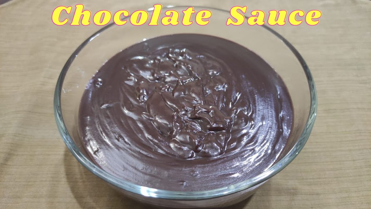Chocolate Sauce | Chocolate Syrup Recipe | Chocolate Sauce with Cocao ...