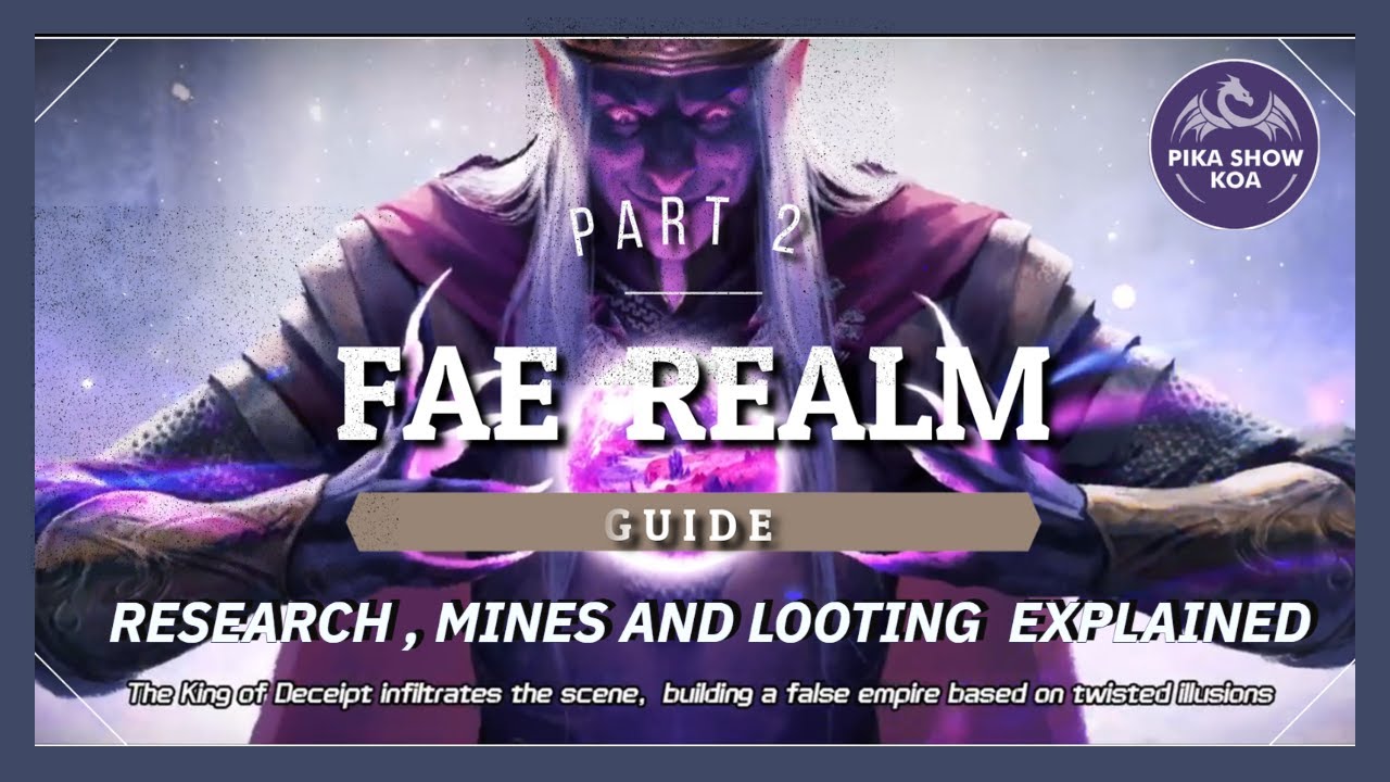 Fae Realm Guide / Part 2 / King of Avalon - YouTube