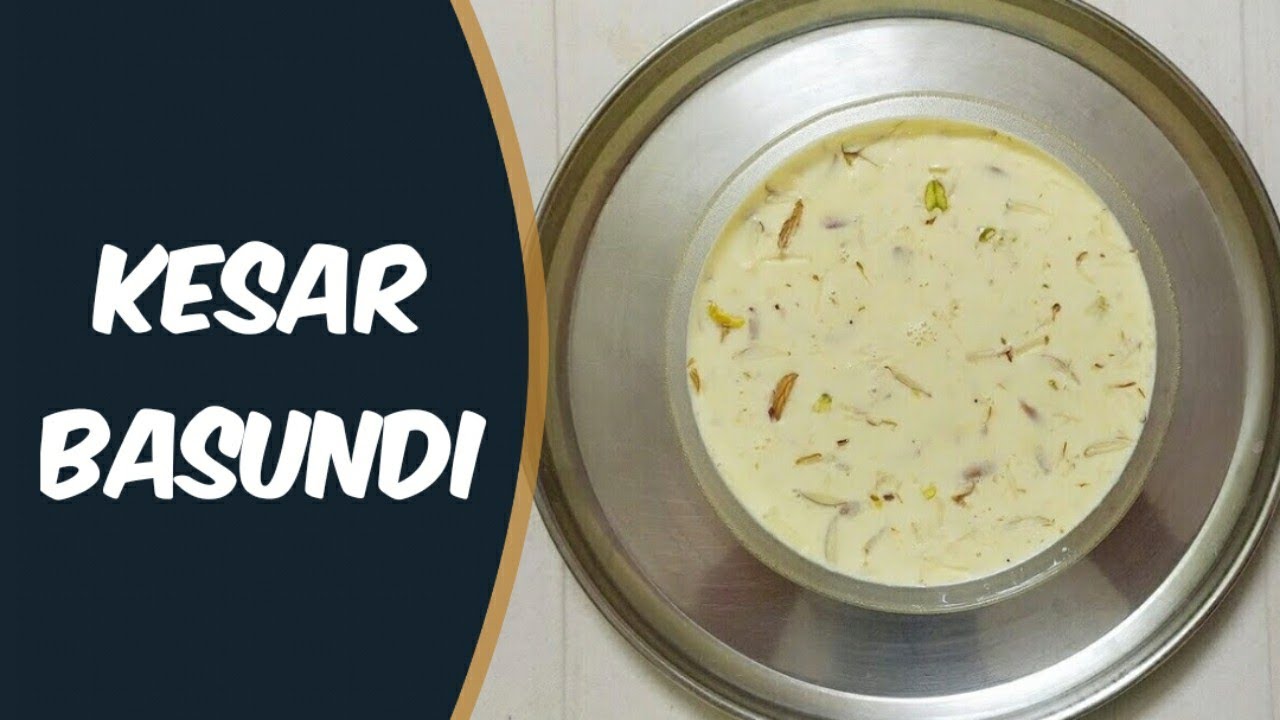 Basundi | Kesar Basundi | Easy Basundi Recipe (without Mava or ...