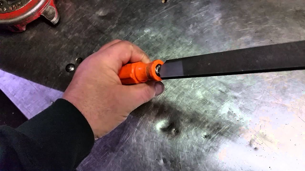 DIY old 4 in 1 Screwdriver handle made into file handle - YouTube
