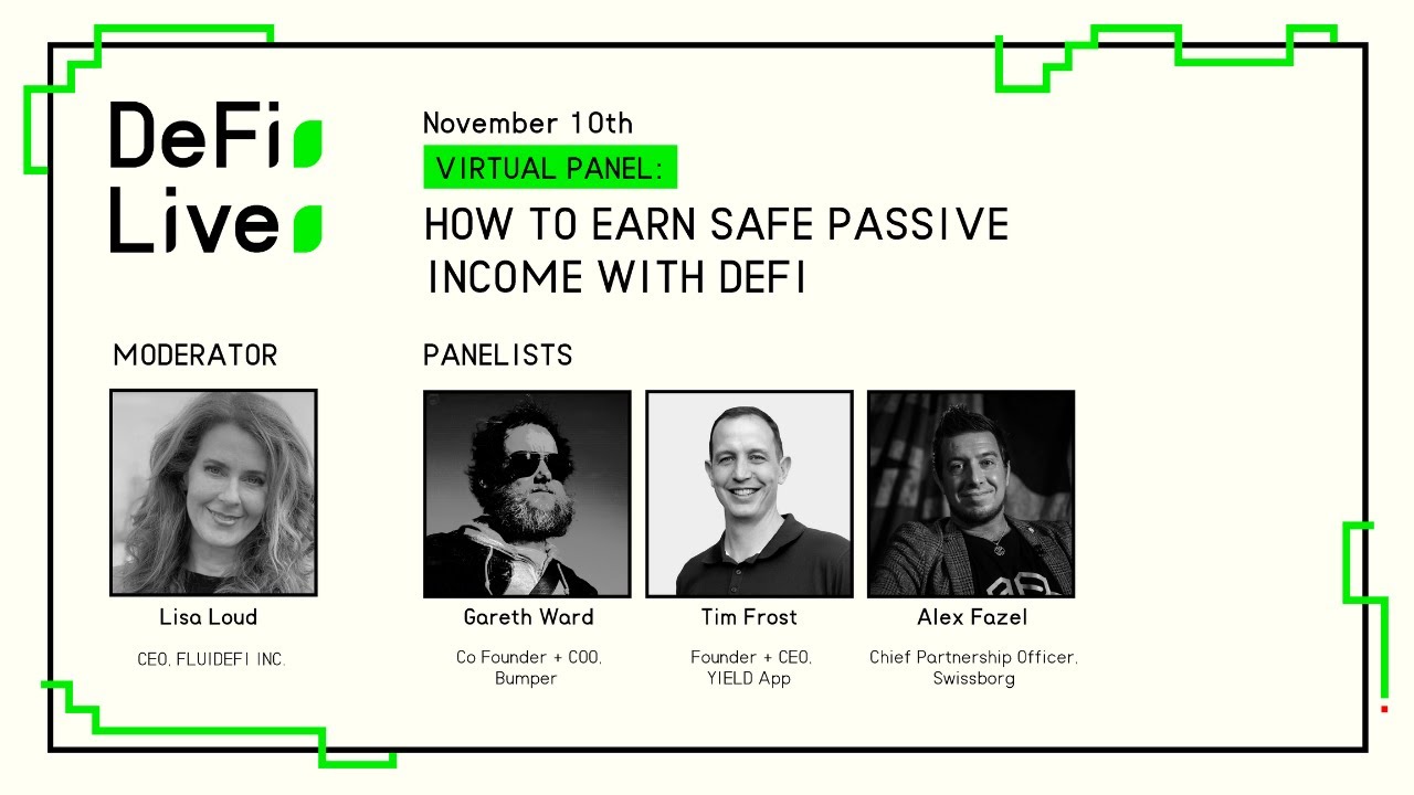 DeFi Live Virtual Day | How to Earn Safe and Passive Income In DeFi ...