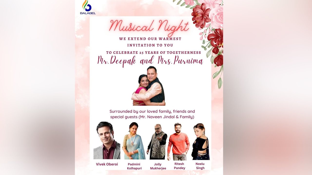 25 years of Togetherness MR.DEEPAK AND MRS. PURNIMA - YouTube