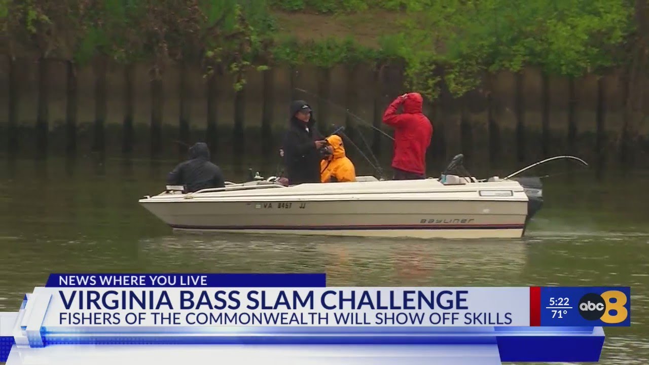 The Virginia Bass Slam Challenge requires fishers to hit "bass-trifecta ...