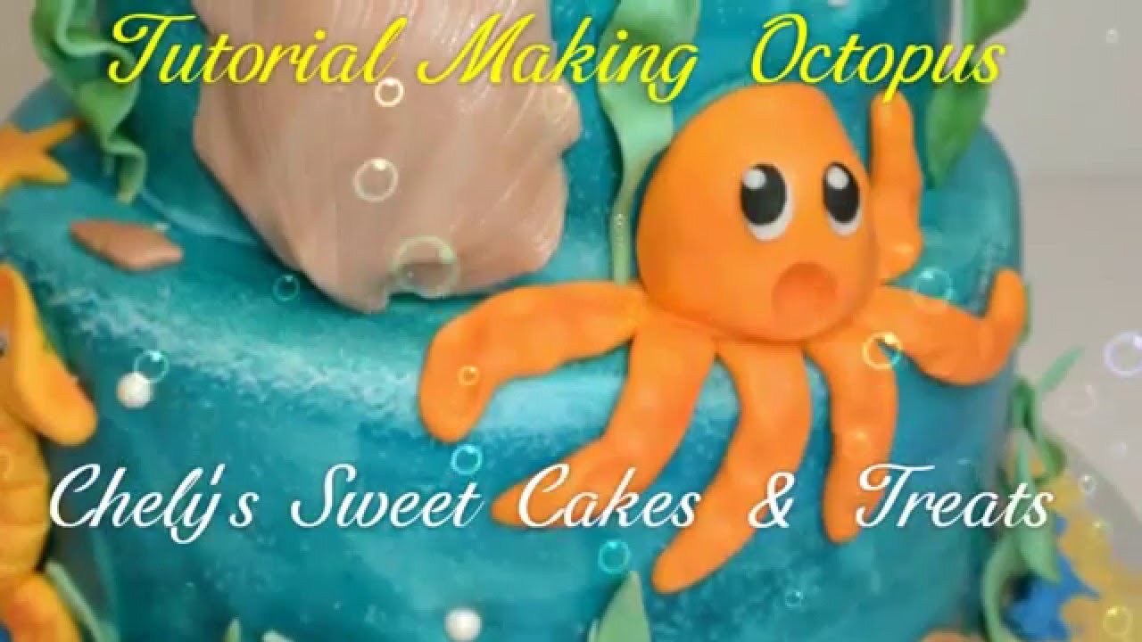 Tutorial Making fondant Octopus - YouTube