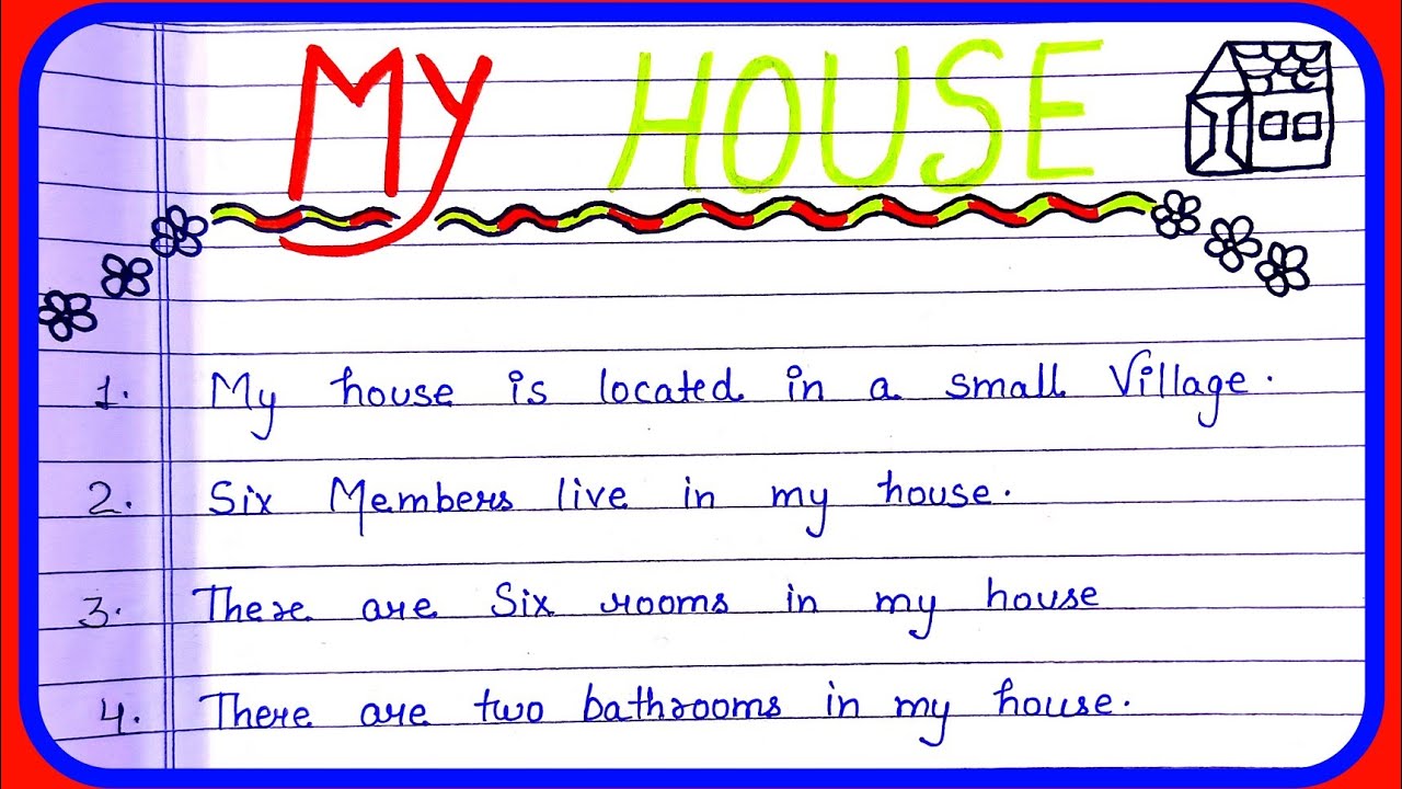 My House Essay in English | A Tour of My Home - YouTube