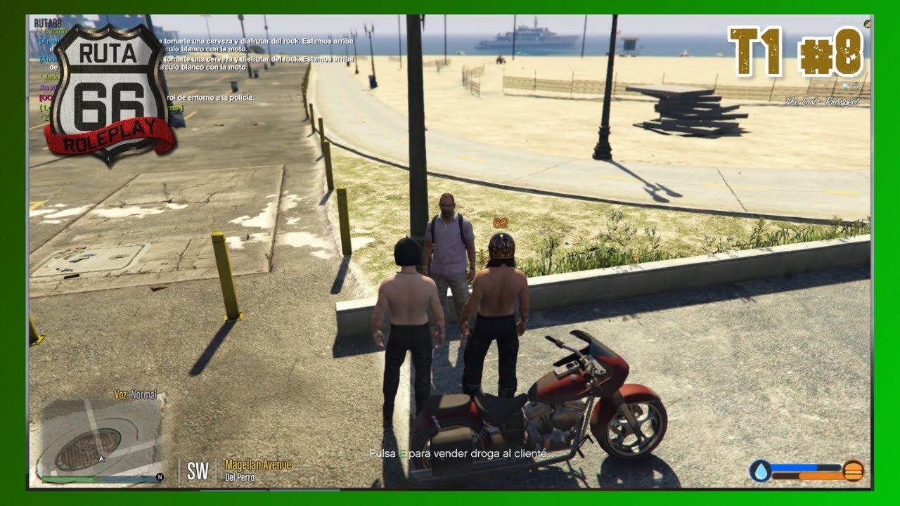 GTA V (Ruta66 RP) 🦅 #8 - MOVEMOS DROJA CON EL JEFE - Gameplay Español ...