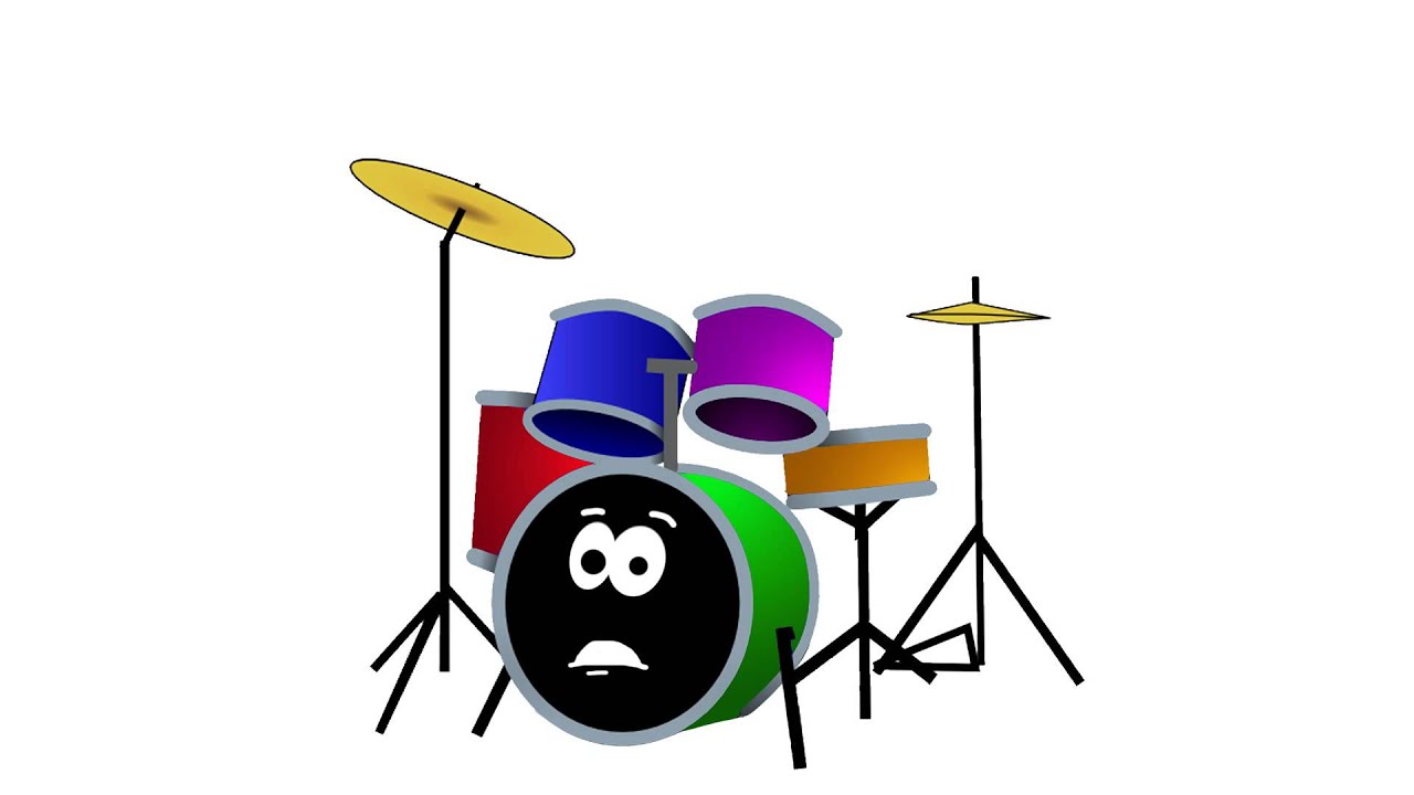 Talking Drum Set Animation - YouTube