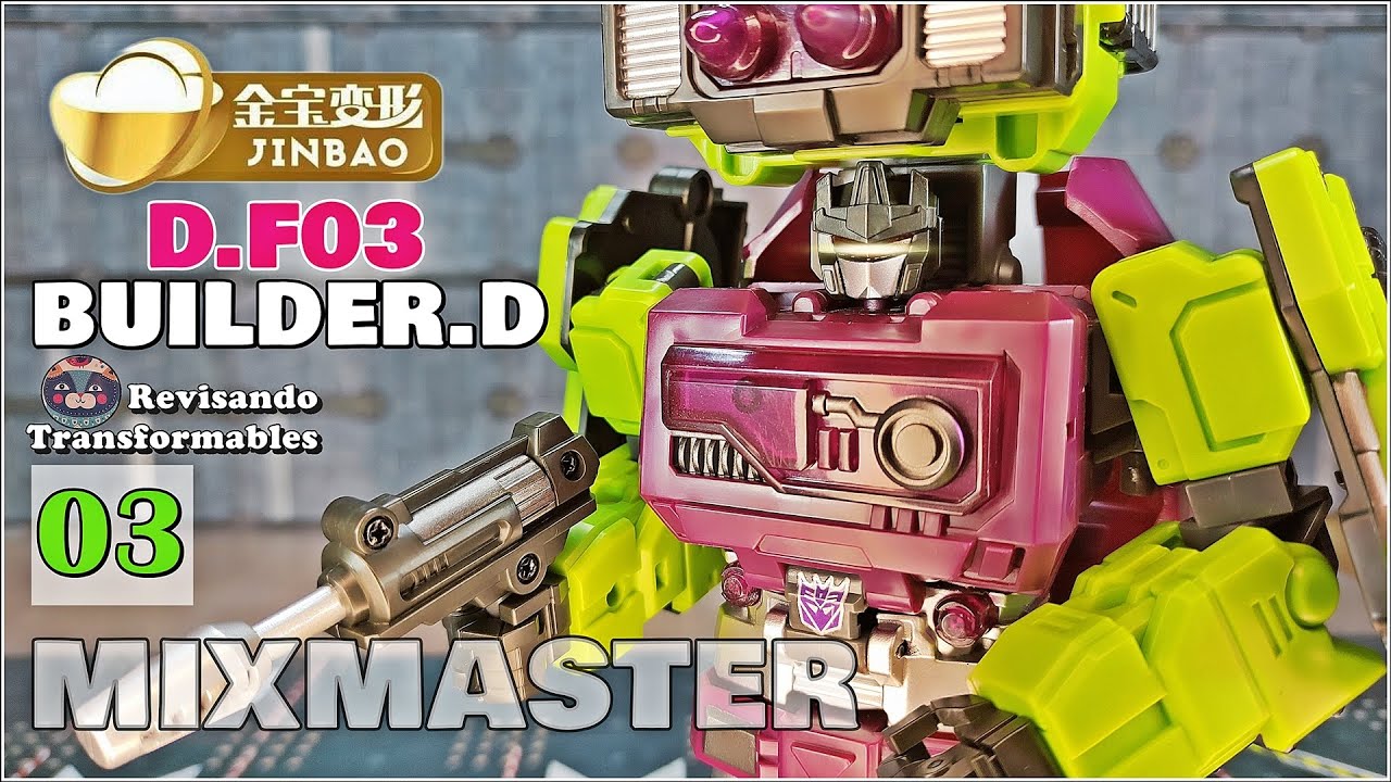 JINBAO Mixmaster KO Oversized Generation Toy Mixer TrucK Devastator G1 ...