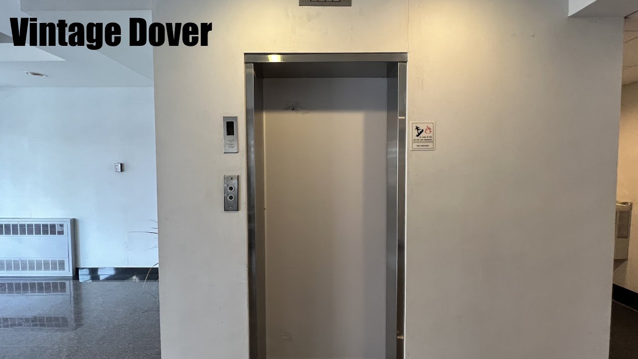 Vintage Dover Hydraulic Elevator at Olympia Office Center in Chicago, IL - YouTube