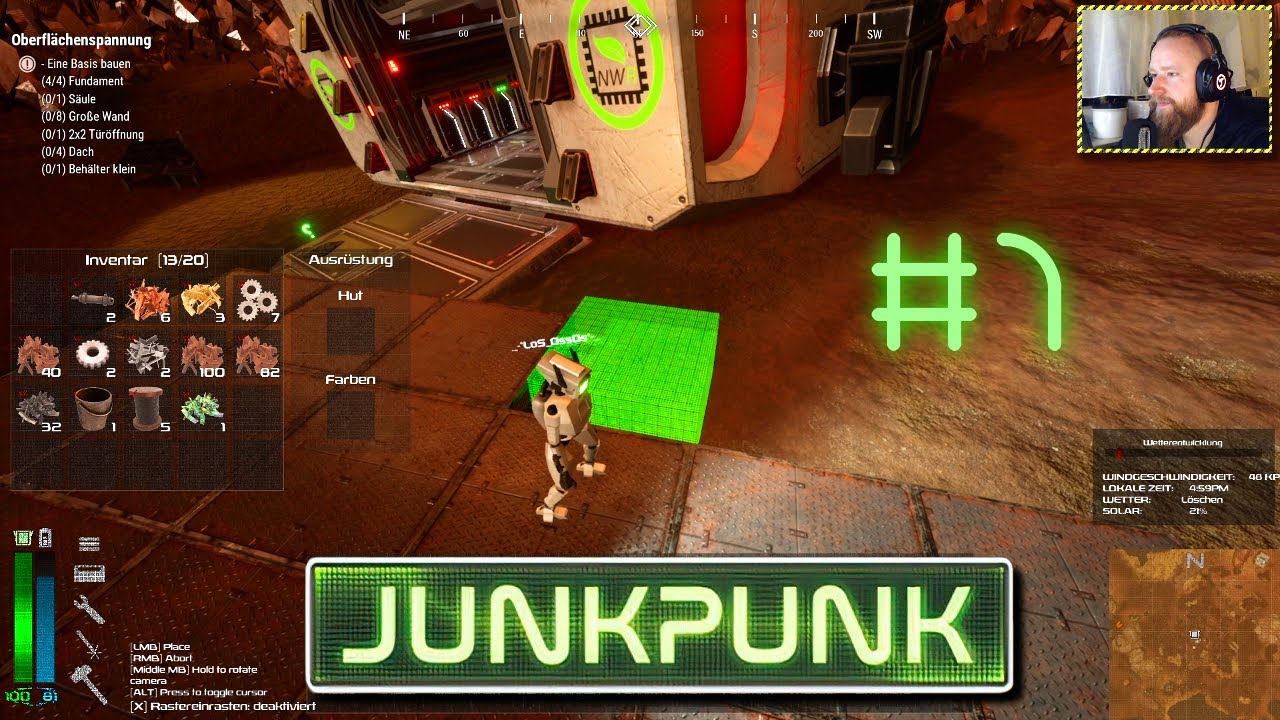 🤖JUNKPUNK🤖╠ Let´s play ╣ #1╠ Die Erde braucht neue Foundations - YouTube