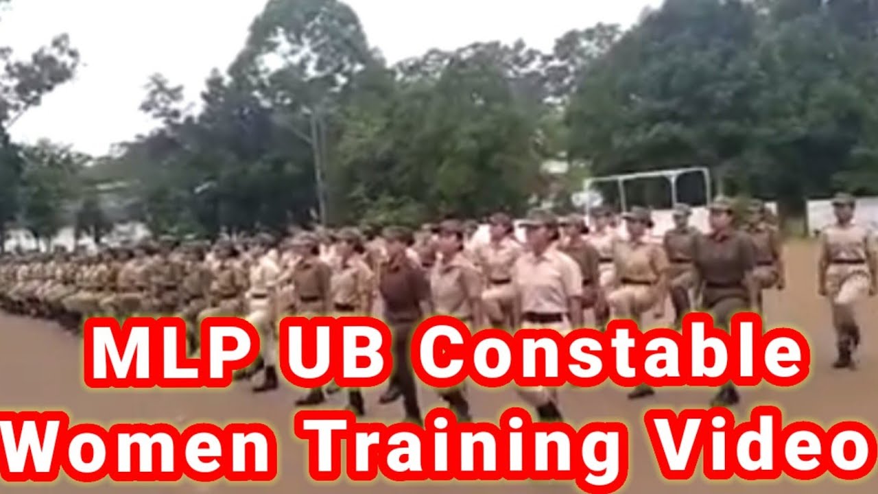 1St MLP Battalion Mawiong UB Constable Women Training Video - YouTube