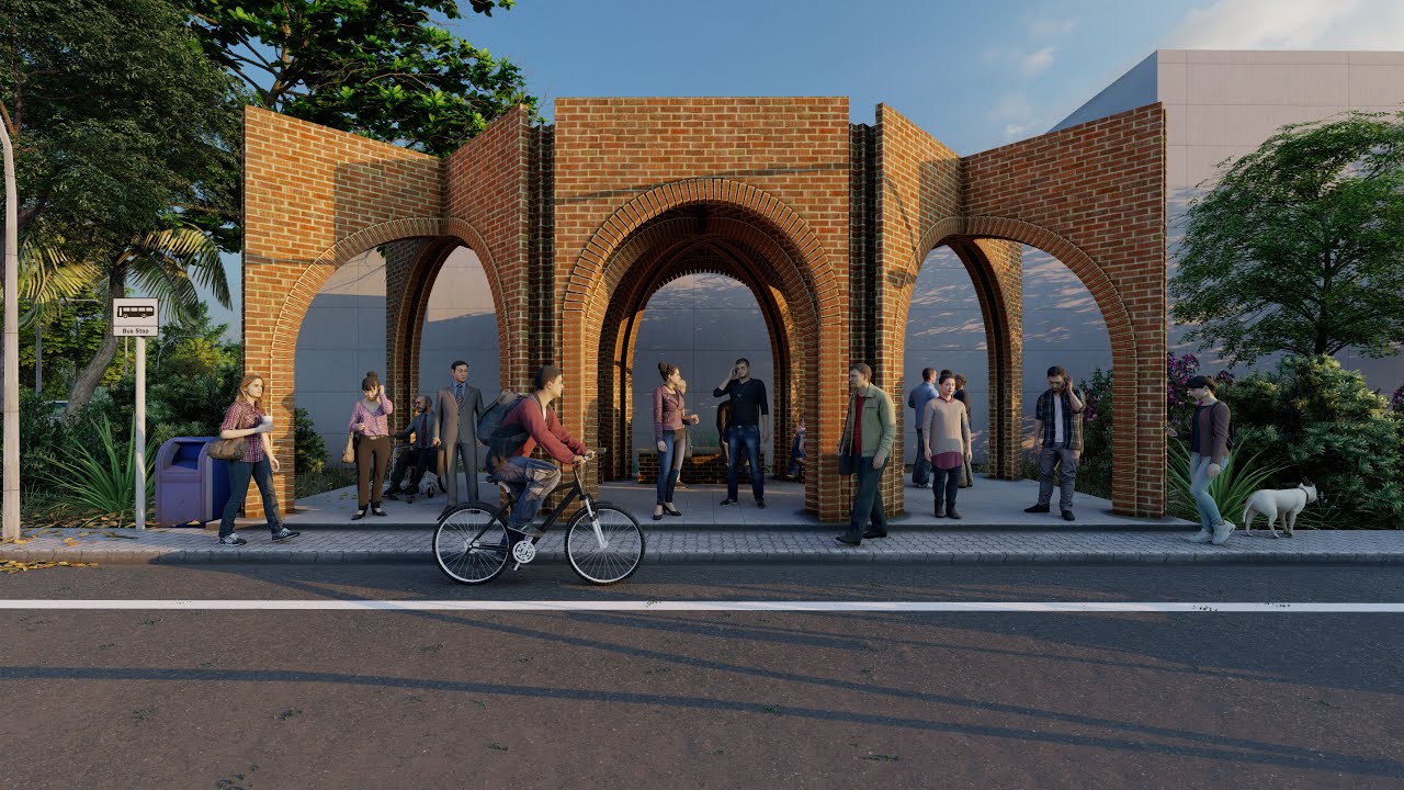 Bus Stop Animation - YouTube