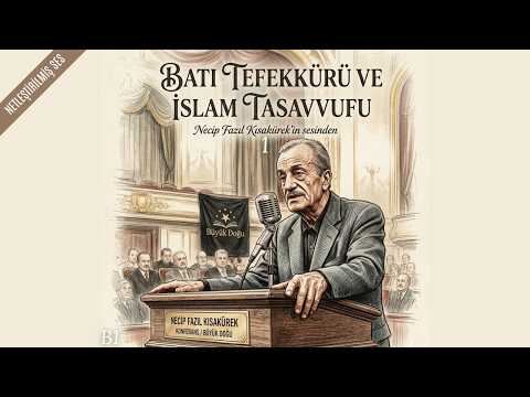 Batı Tefekkürü Ve İslam Tasavvufu Ko 1.B1 - Necip Fazıl Kısakürek (Kalitesi Arttırılmış Ses) 