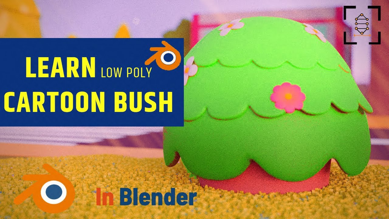 Learn Blender | easy Low poly Bush Modelling in Blender TIMELAPSE - YouTube