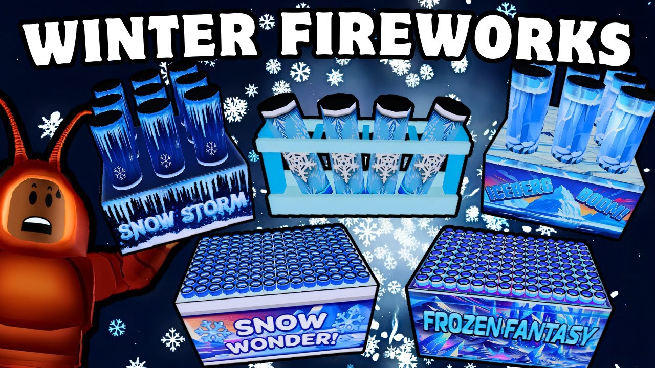 New limited 2024 winter fireworks in (Fireworks playground) Roblox ...