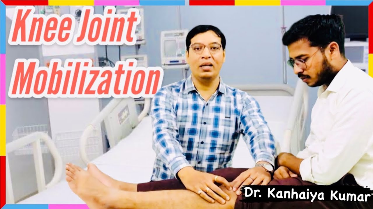 knee joint mobilization #physiotherapy #exercise # - YouTube