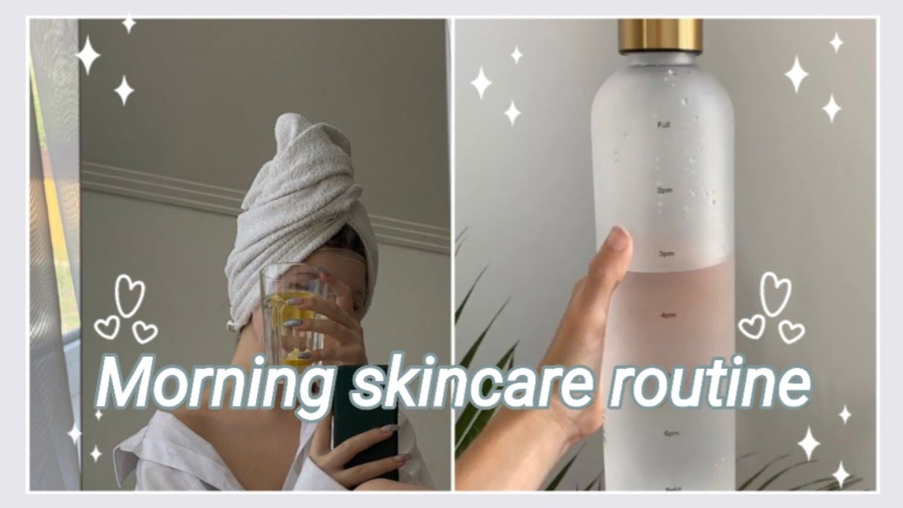 Morning skincare routine for teenagers 🌻| easy tips for skincare| - YouTube