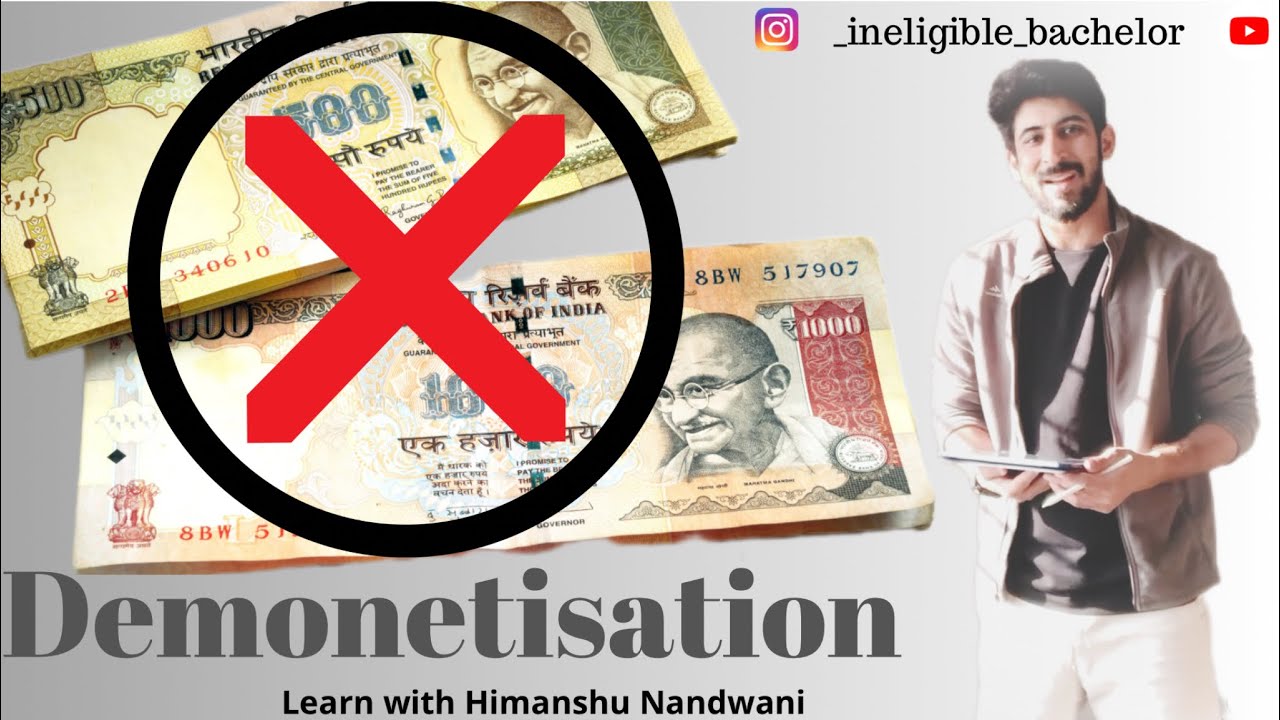 Demonetisation | Objectives of Demonetisation | Banking | Economics | # ...