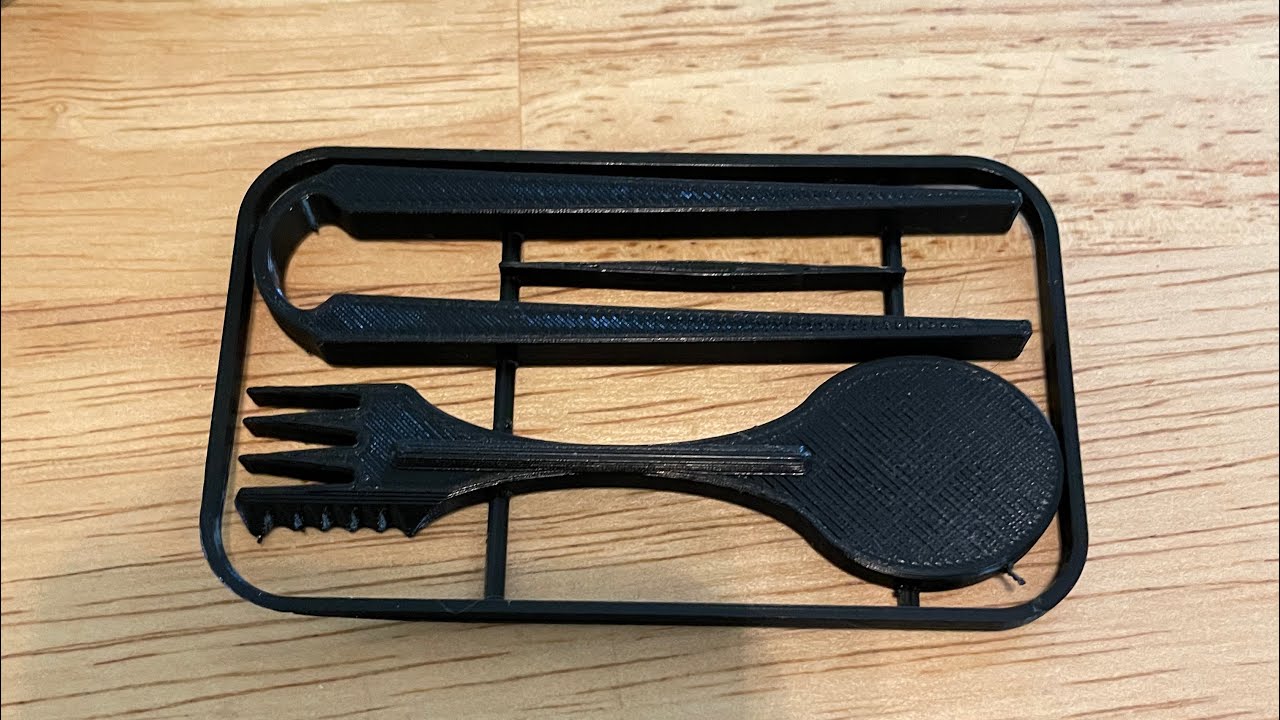 3d Printed Utensils For Altoids Tin Kit - YouTube