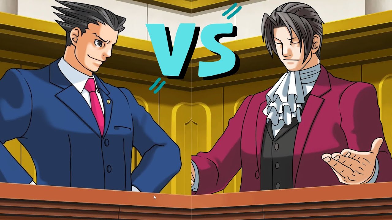 Phoenix Wright defends himself against Miles Edgeworth shenanigans ...
