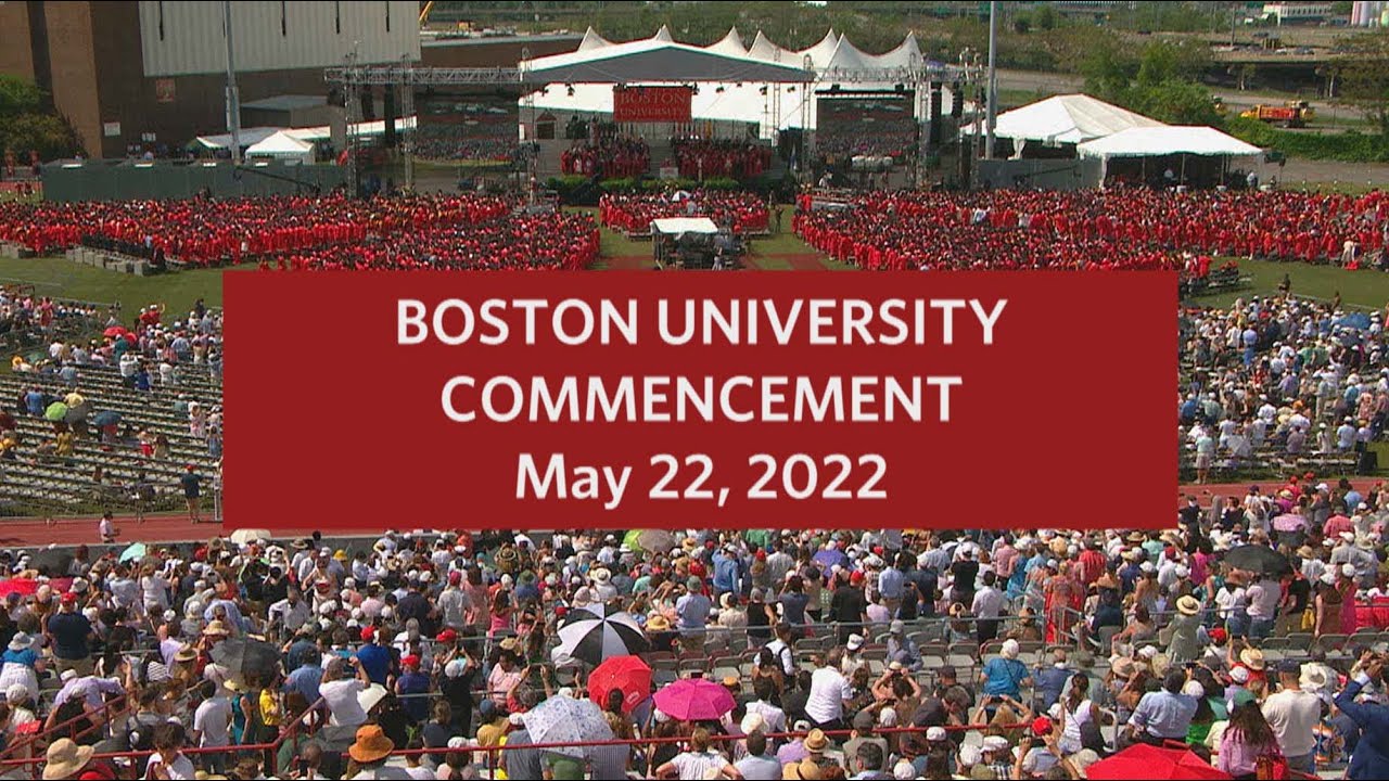 Boston University Commencement 2022 - YouTube