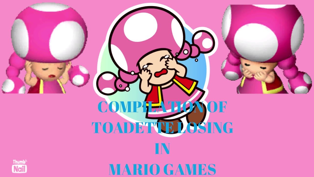 Compilation of Toadette Losing in Mario Games - YouTube