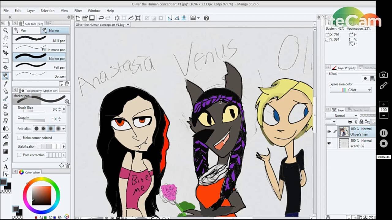 Oliver the Human Speed Draw - YouTube