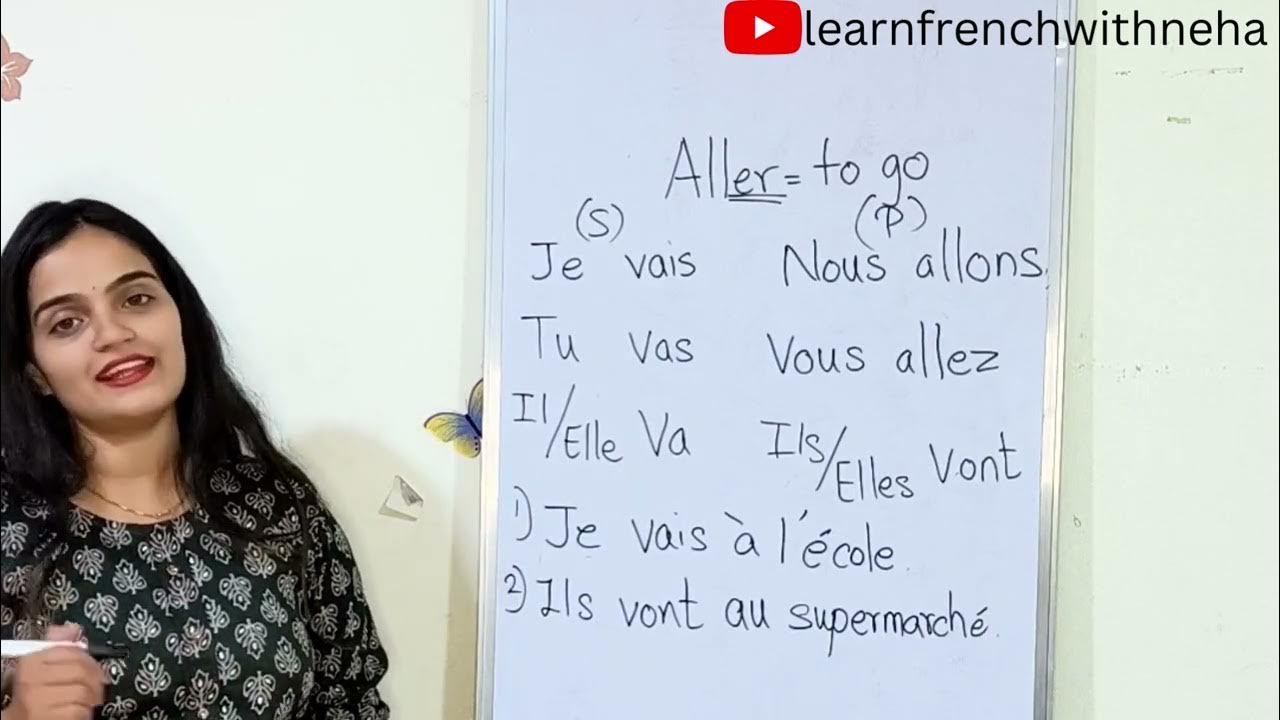 aller | to go verb in french | learnfrenchwithneha | verb aller|french ...