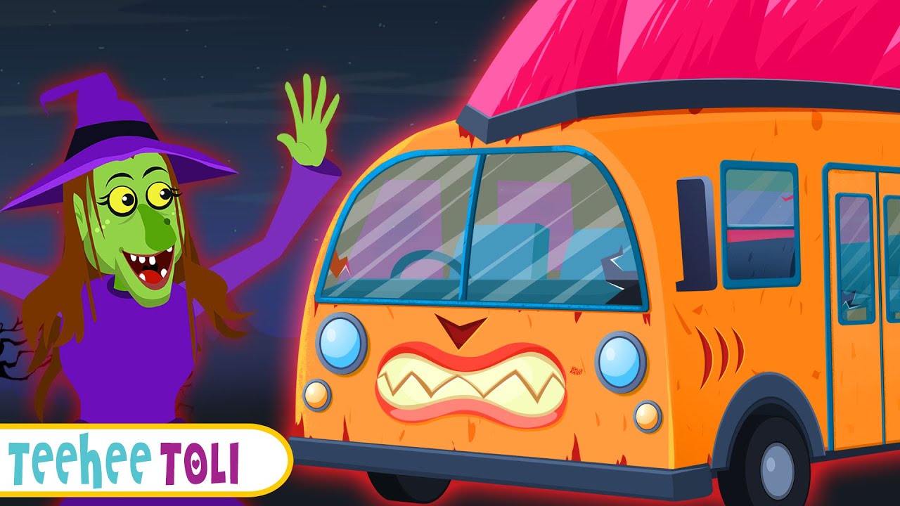 Spooky Bus - भूतिया बस में चलो + More Spooky Scary Nursery Rhymes By ...
