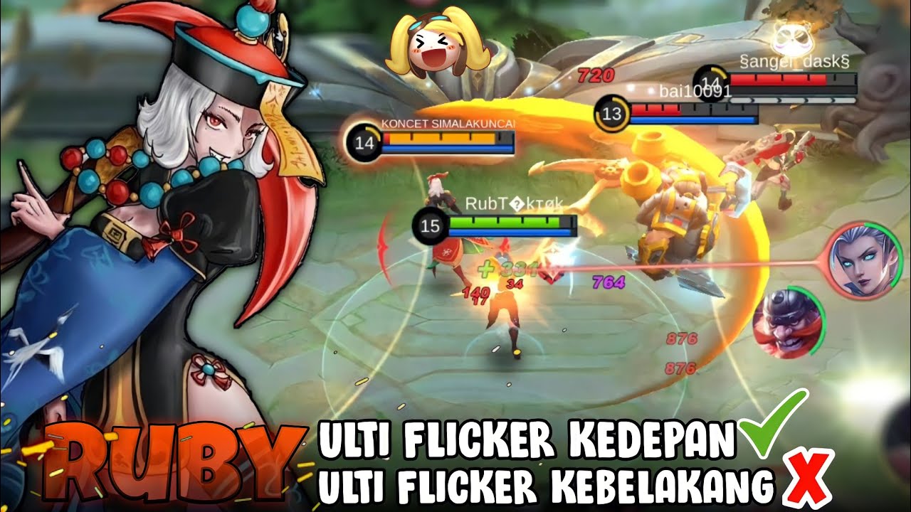 Sangking Jauhnya Ulti Flicker Ruby Buat Musuh Kena Mental | Build Ruby Tersakit 2022 - Ruby MLBB ...