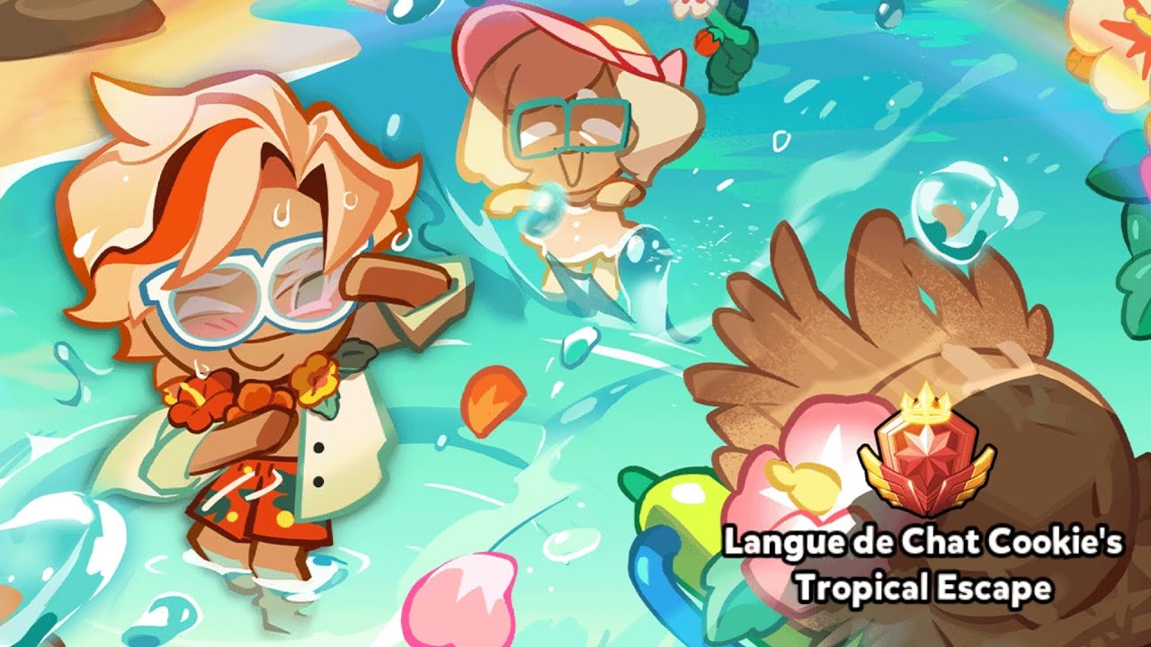 Costume showcase Langue de Chat Cookie's Tropical Escape [Cookie Run ...