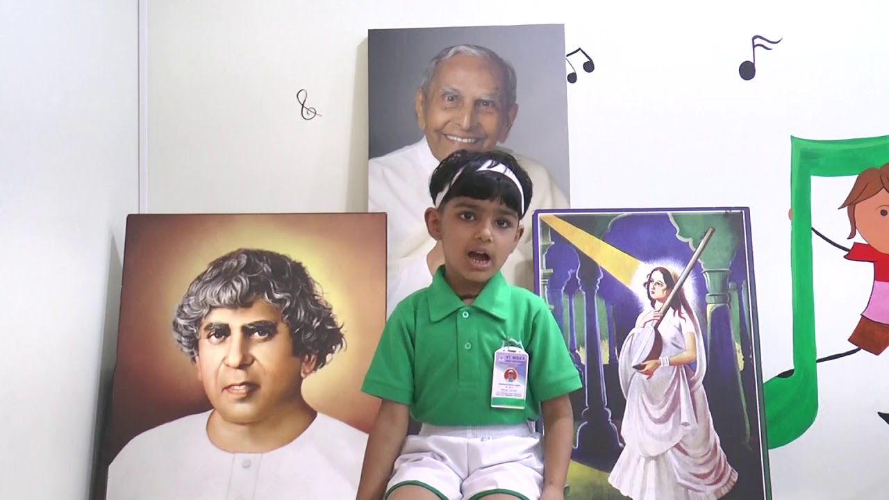 Sindhi Nursery Rhymes Competition Vamika Phoolwani reciting poem ...