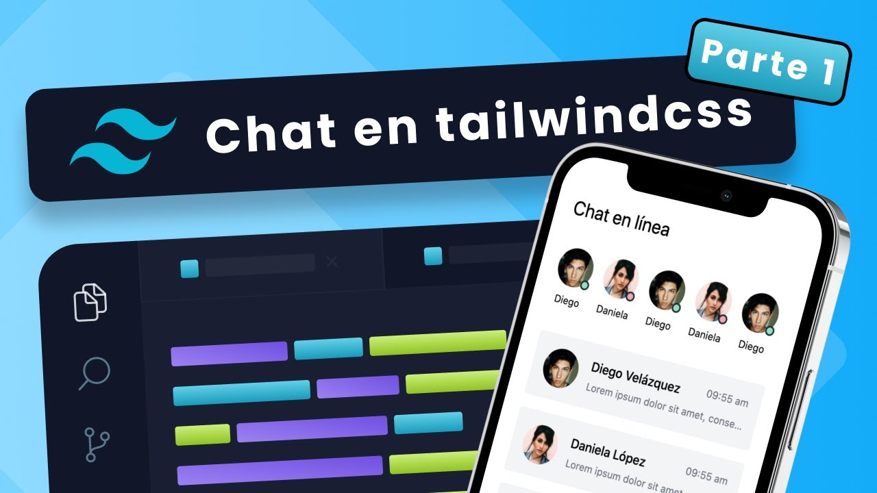 Diseñando Un Chat Con Html Y Css Tailwindcss Parte 1 Youtube