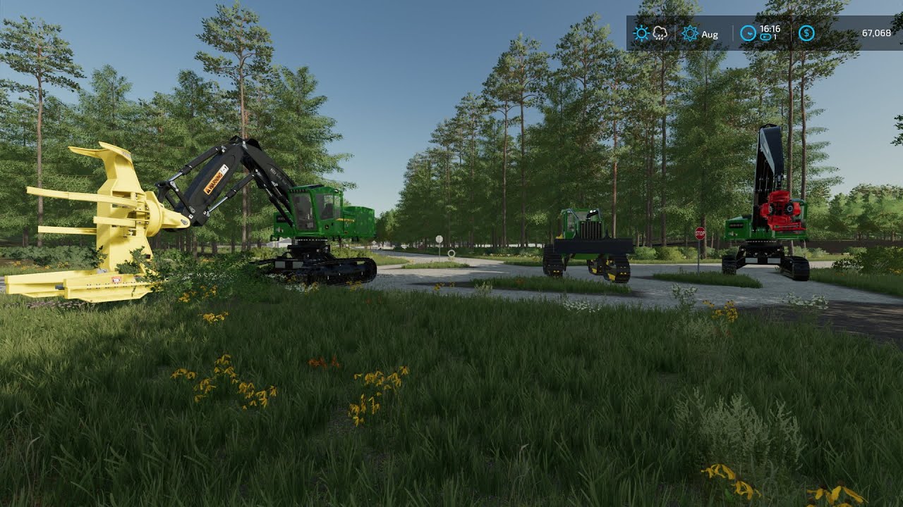 FS22 - John Deere Logging mods - LIVE! - YouTube